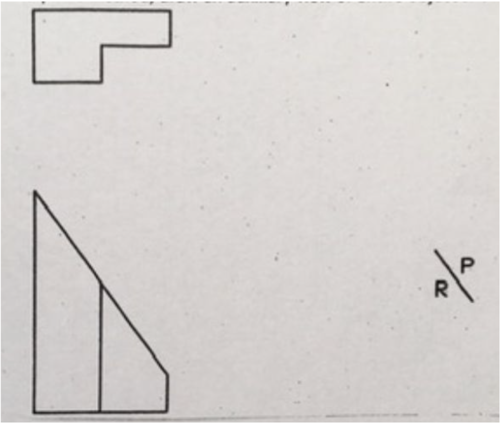 Solved Using the Reference-plane method, draw an auxiliary | Chegg.com