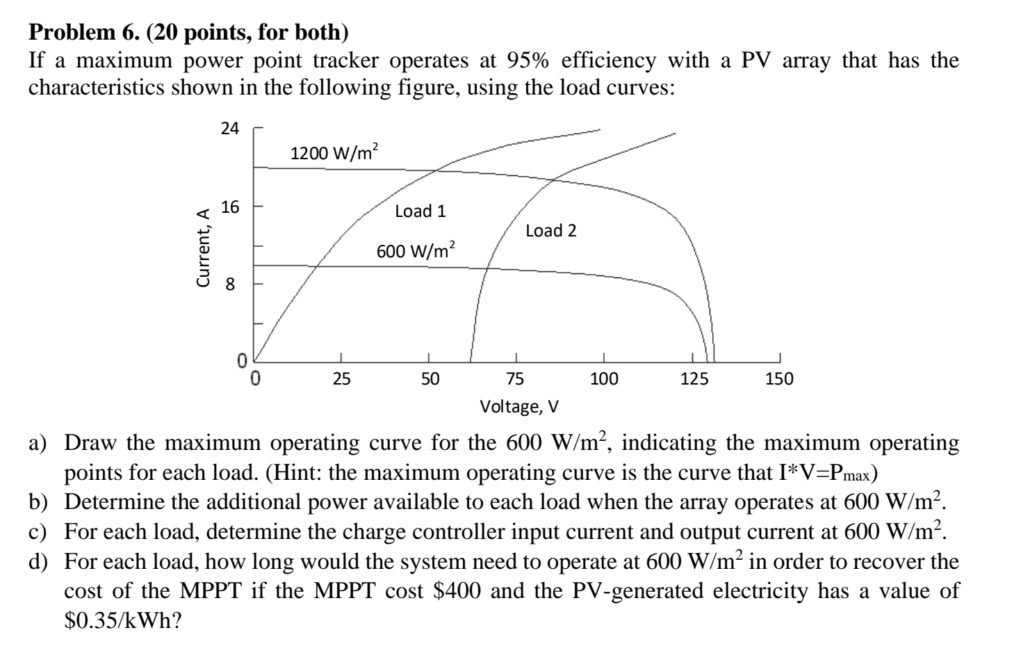 Solved Problem 6. (20 points, for both) If a maximum power | Chegg.com