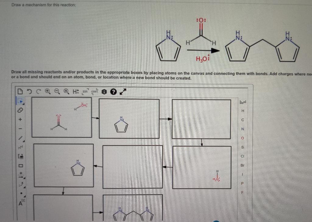 Solved Draw a mechanism for this reaction: :0: Н 'H H20 Draw | Chegg.com