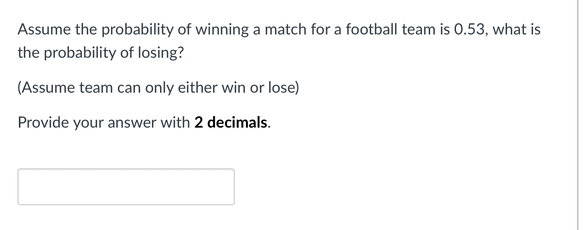 Solved Assume the probability of winning a match for a | Chegg.com