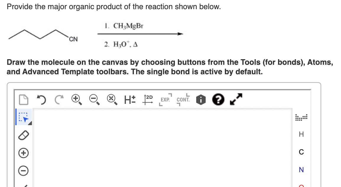 Solved Chapter 18 Question 544: Provide the major organic | Chegg.com