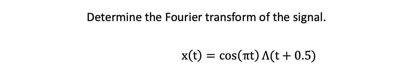 Solved 1. Using the modulation property of the Fourier | Chegg.com