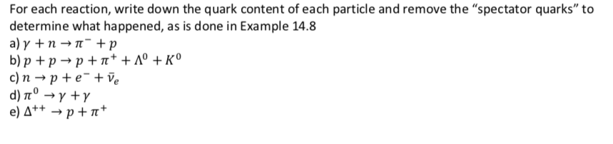 14.8 Example Analyze (a) the reaction - +p A+Ko and | Chegg.com