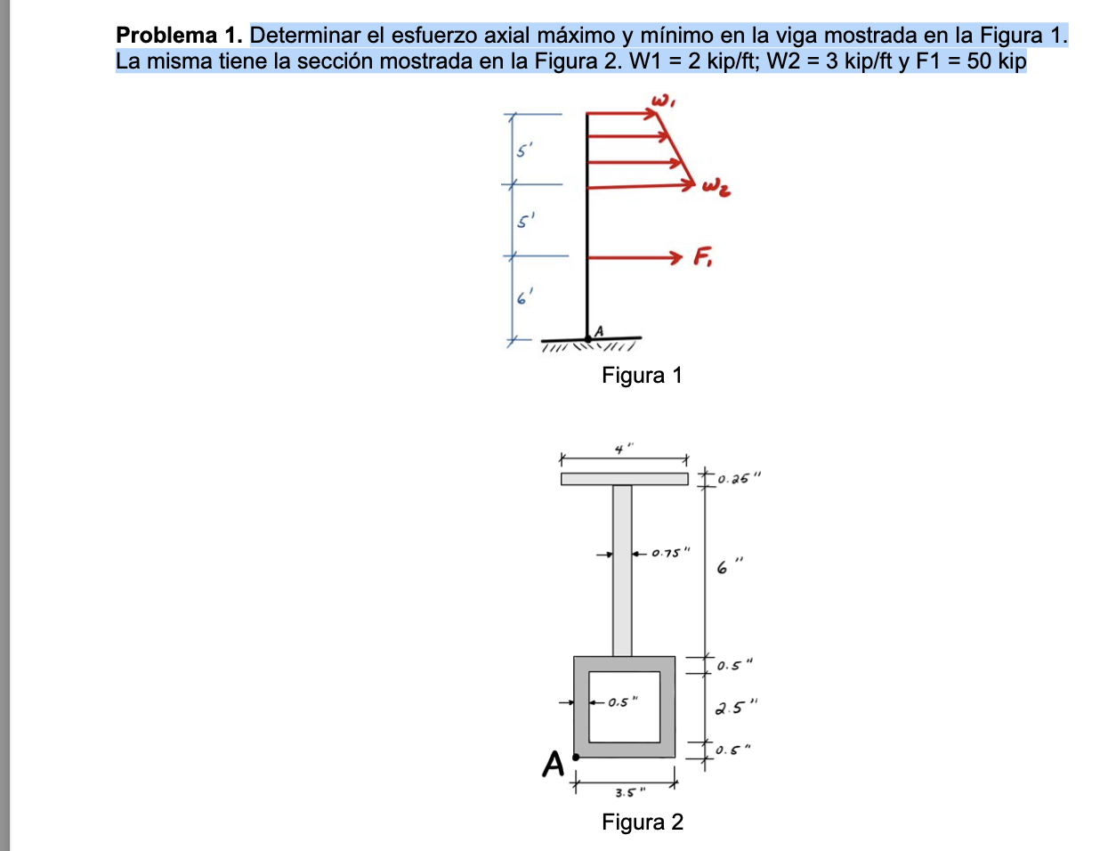 Solved Determine the maximum and minimum axial stress in the | Chegg.com