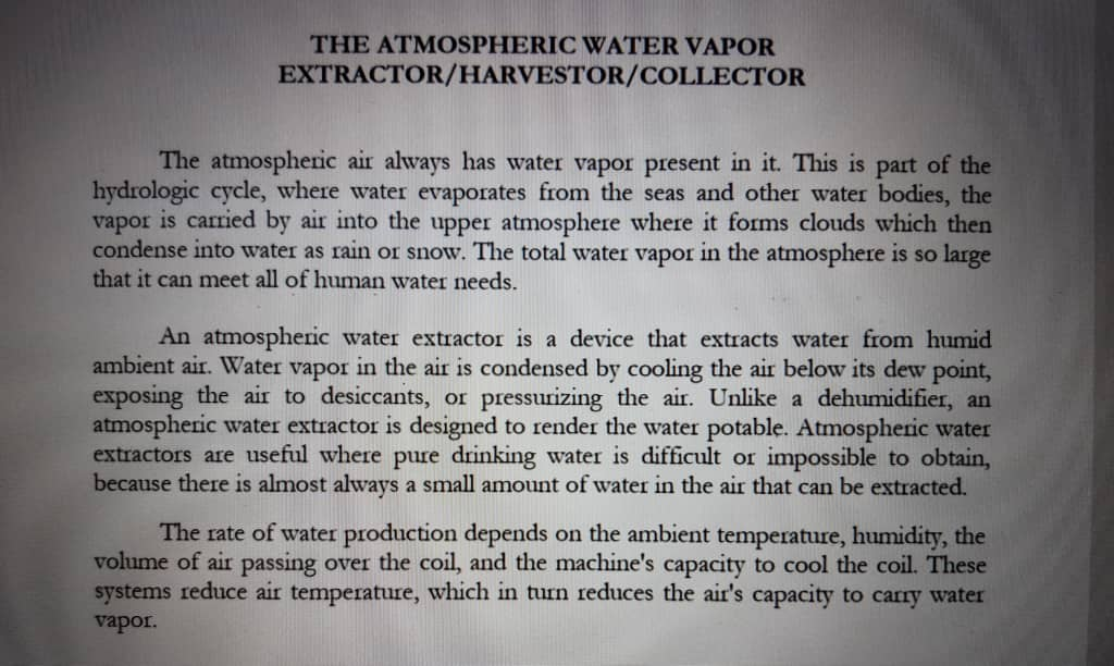 Solved THE ATMOSPHERIC WATER VAPOR | Chegg.com