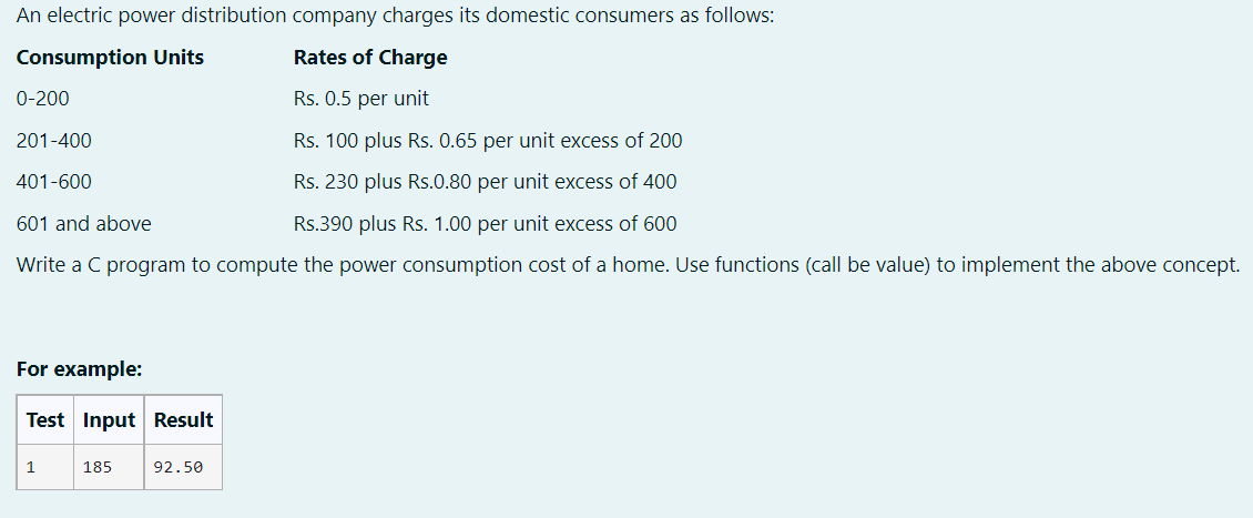 Solved An electric power distribution company charges its | Chegg.com
