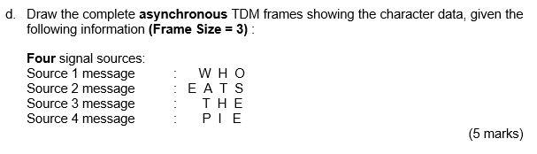 Solved Multiplexing is a set of techniques that allows | Chegg.com