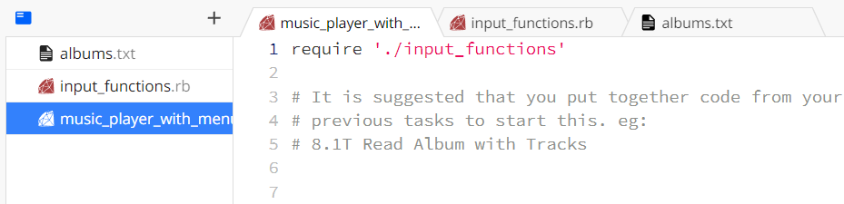 Solved Your Text Based Music Application must have the | Chegg.com