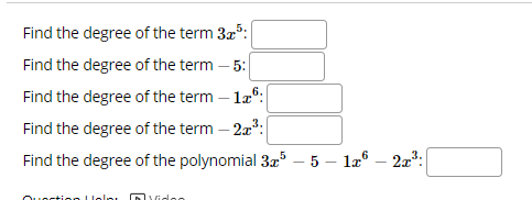 Solved Fiven the polynomial, identify the coefficients and | Chegg.com