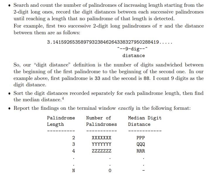 Solved • Search And Count The Number Of Palindromes Of 