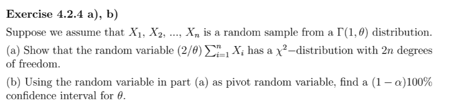 Solved Exercise 4.2.4 a), b) Suppose we assume that | Chegg.com