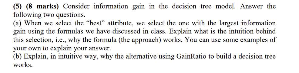 Solved These questions are for a class called Data Mining. | Chegg.com
