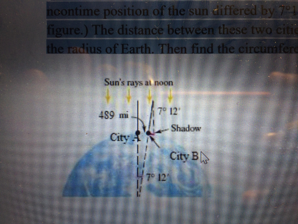 Solved 5. An estimate of the distance around the earth was | Chegg.com