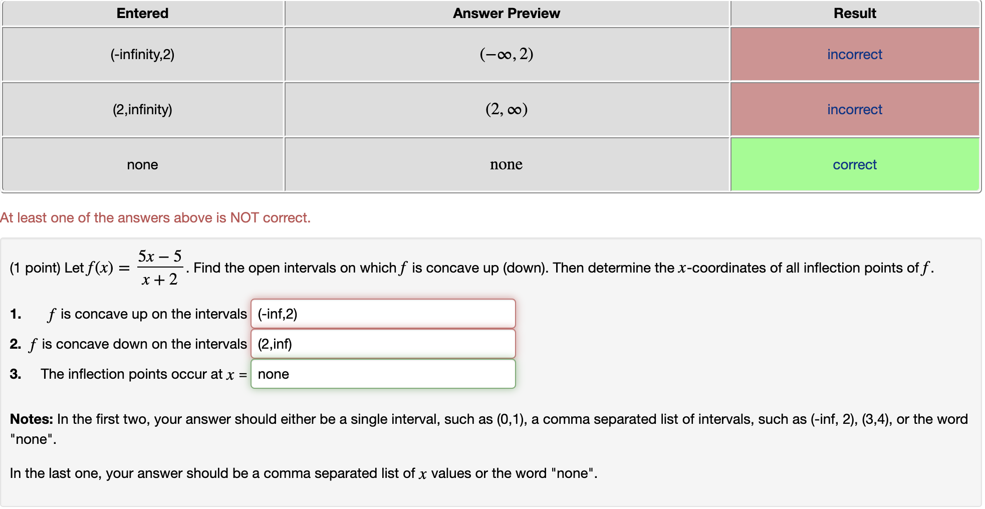 Solved Entered Answer Preview Result -(V3) | Chegg.com