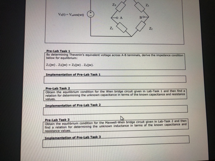 Solved Back Wien bridge and Maxwell-Wien bridge circuits are | Chegg.com