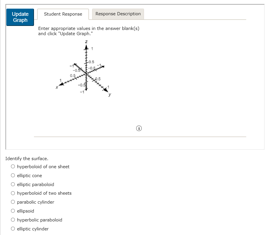 Solved Use traces to sketch the surface. (If an answer does | Chegg.com