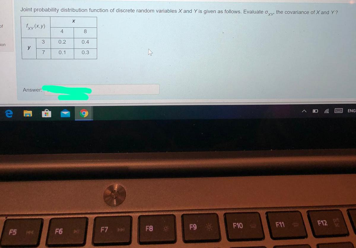 Solved Joint probability distribution function of discrete | Chegg.com