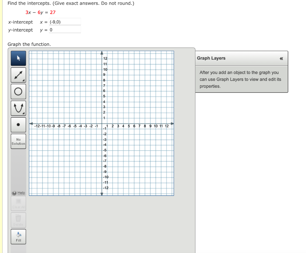 Solved Find the intercepts. (Give exact answers. Do not | Chegg.com