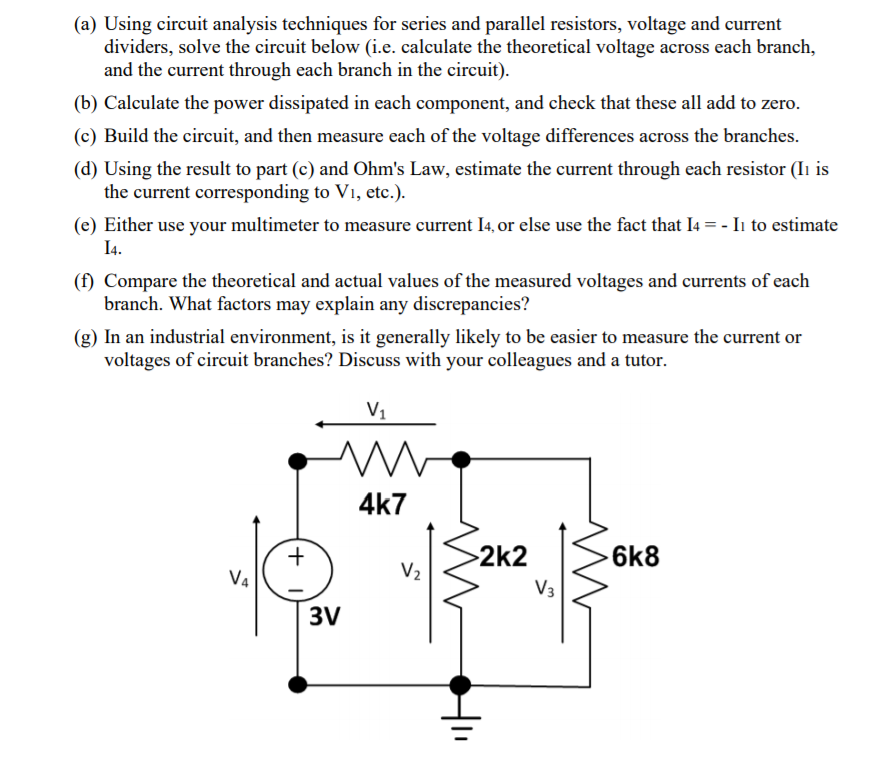 Solved (a) Using circuit analysis techniques for series and | Chegg.com