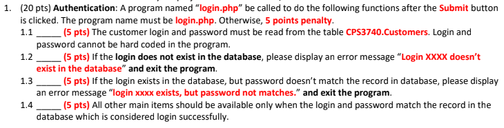 Solved 1.1 1. (20 pts) Authentication: A program named | Chegg.com