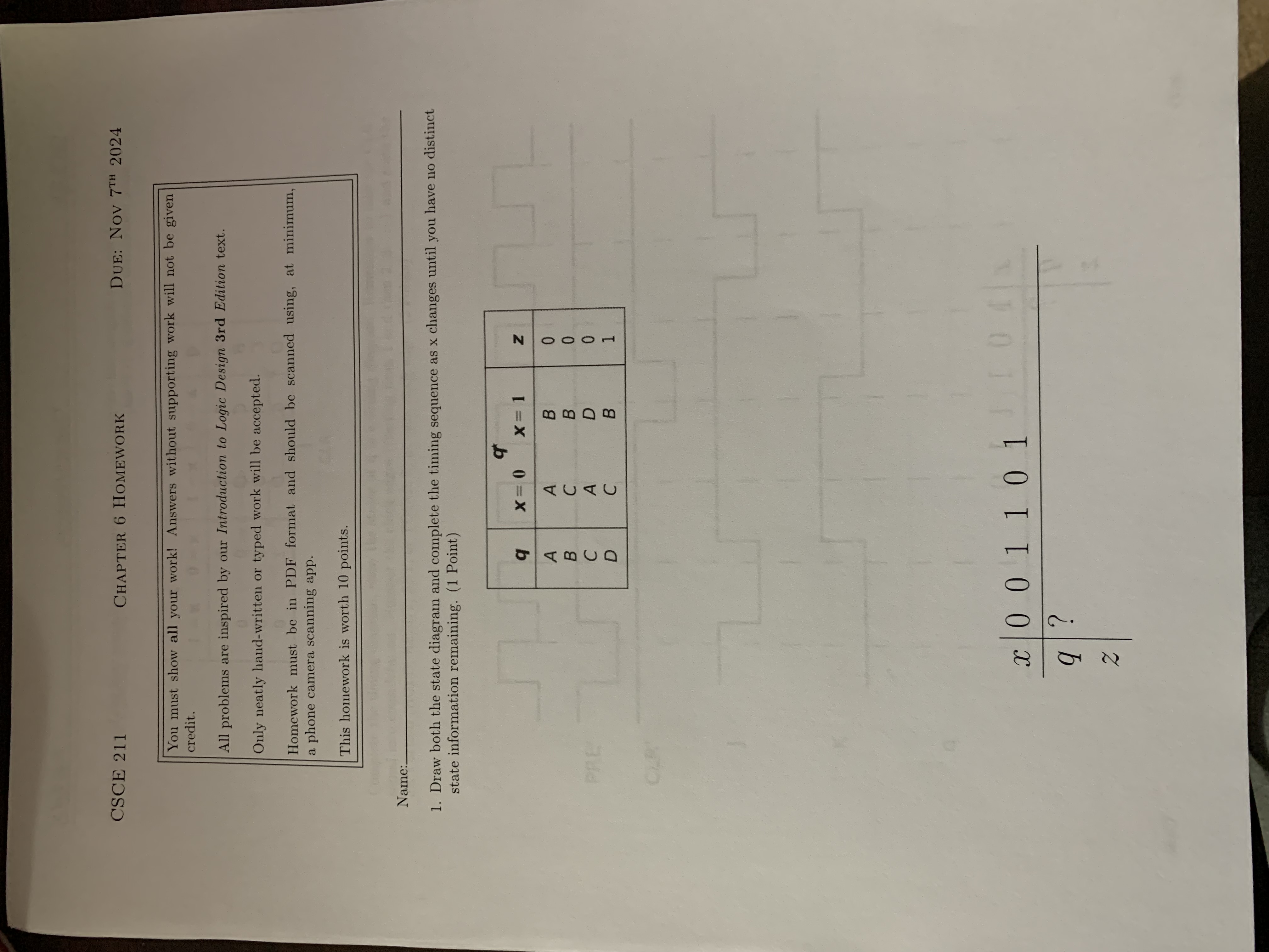 Solved You must show all your work! Answers without | Chegg.com