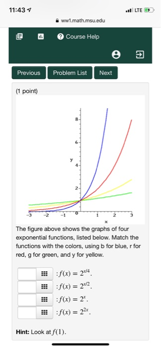 Solved 11:42 LTE し Course Help Hw19 Obj C4: Problem 2 | Chegg.com