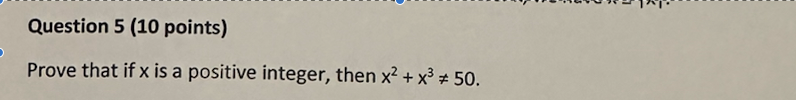 Solved Prove that if x is a positive integer, then | Chegg.com