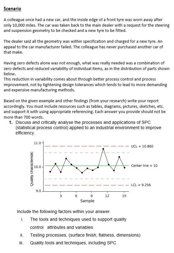 Solved Scenario A colleague once had a new car, and the | Chegg.com
