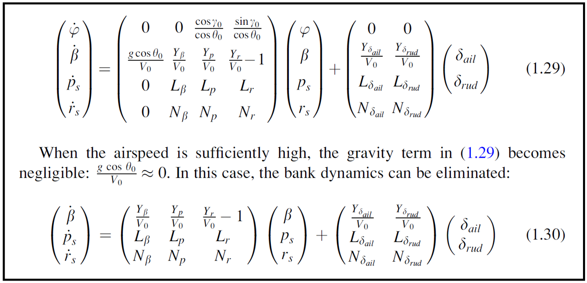 Problem 3. For the aircraft lateral-directional | Chegg.com