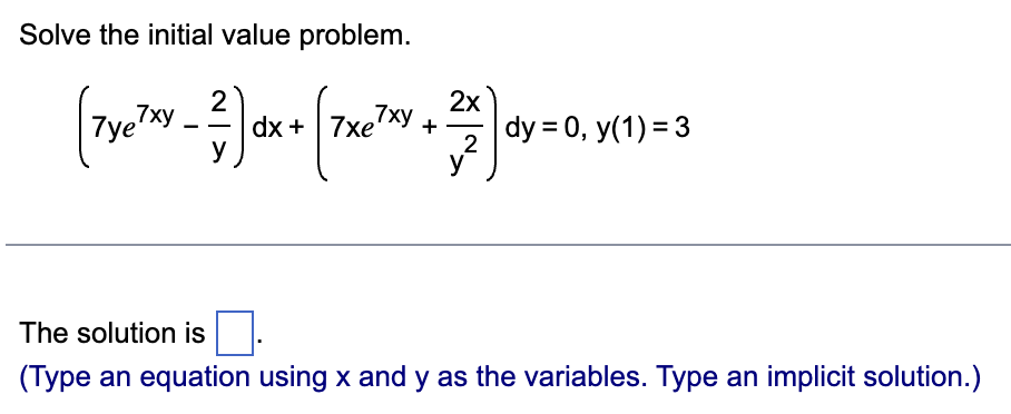 Solved Use the method for solving Bernoulli equations to | Chegg.com