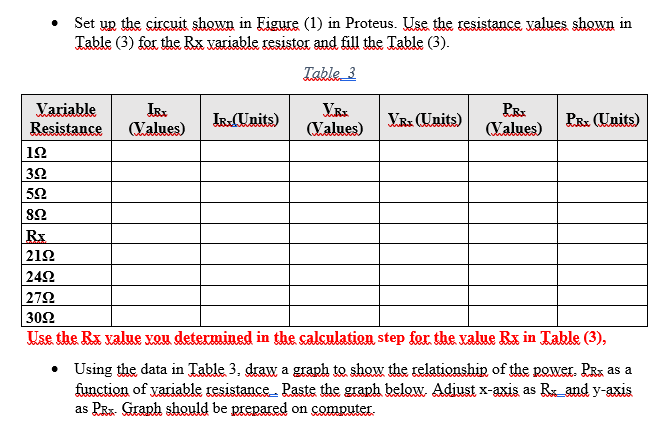 Solved Rth = Rx = 15 OHM and Vth = 22.5 V Please fill the | Chegg.com