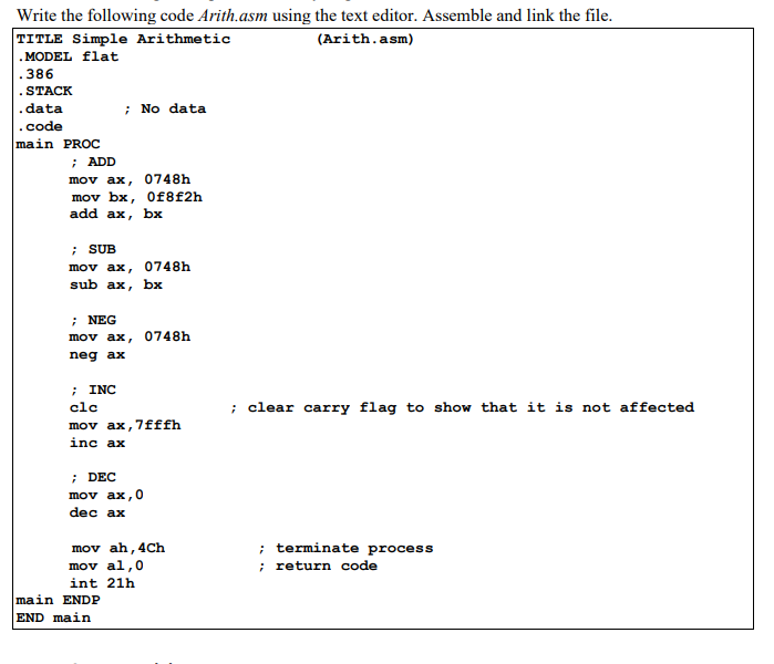 Solved Write the following code moves.asm using the text | Chegg.com