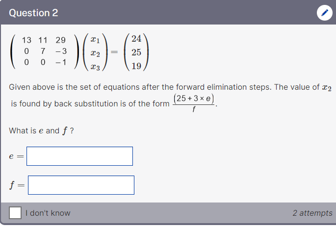 Solved Question 2 13 11 29 0 7 0 0 -1 -3 22 24 25 19 Given | Chegg.com