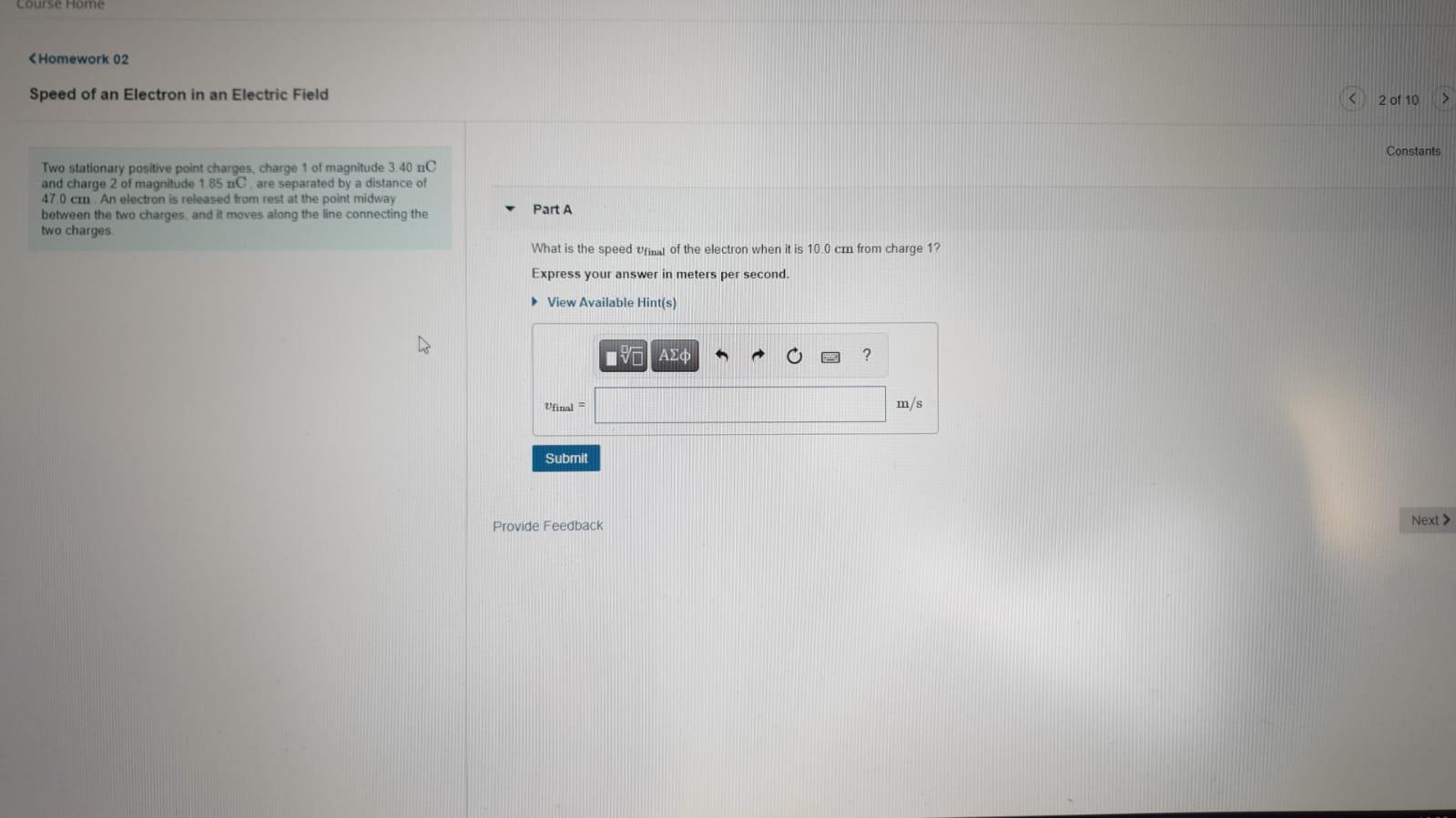 Solved course Home Constants Two stationary positive point | Chegg.com
