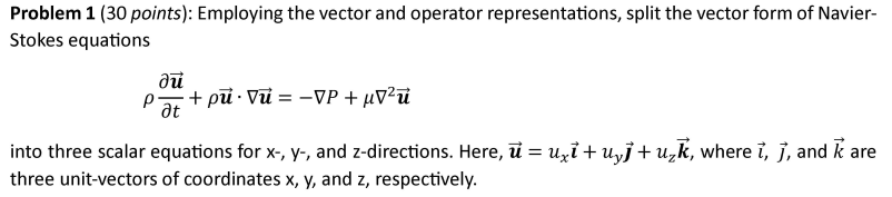 Solved Problem 1 ( 30 ﻿points): Employing the vector and | Chegg.com
