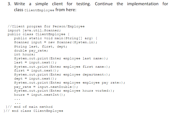 Solved JAVA The objective of this lab is to write a Java | Chegg.com
