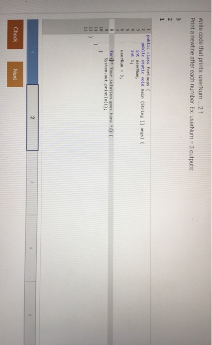 Solved Write code that prints userNum. . Print a newline | Chegg.com