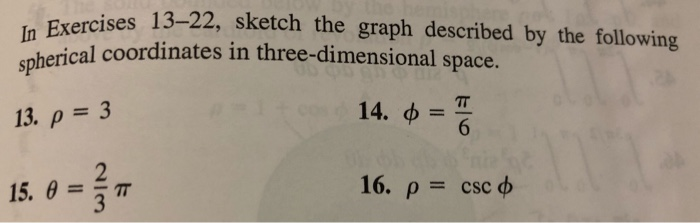 Solved Exercises 13-22, sketch the graph described by the | Chegg.com
