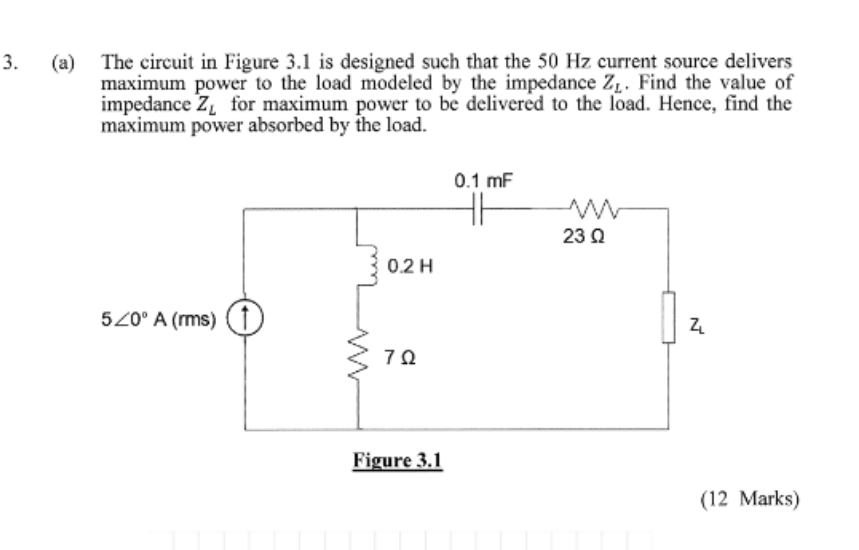Solved The circuit in Figure 3.1 is designed such that the | Chegg.com