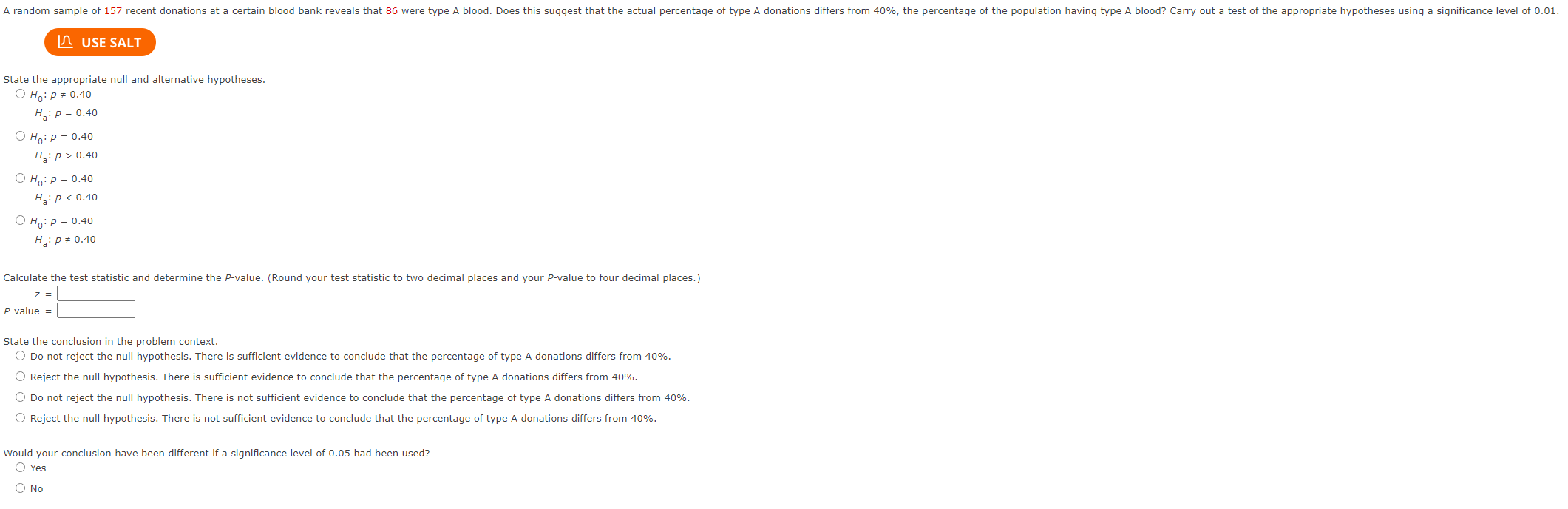 Solved State the appropriate null and alternative | Chegg.com