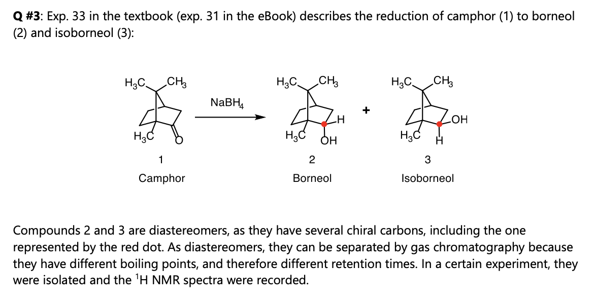 Q #3: Exp. 33 in the textbook (exp. 31 in the eBook) | Chegg.com