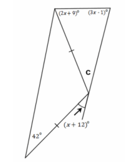 Solved Solve for x (show steps for solving x)Then solve for | Chegg.com