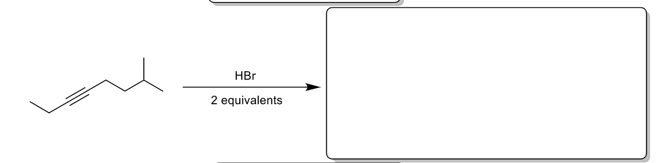 Solved 2 equivalents HBr1) 9-BBN, THF 2) H2O2,−OH | Chegg.com