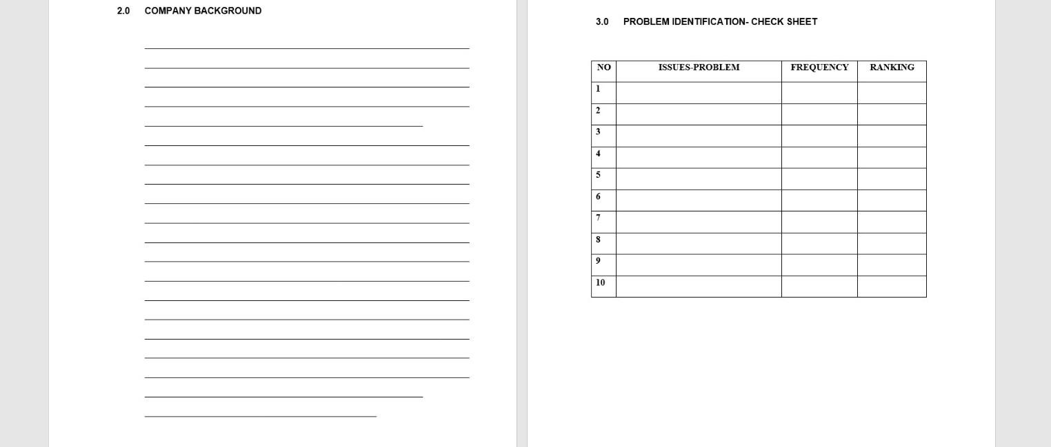 2.0 COMPANY BACKGROUND 3.0 PROBLEM IDENTIFICATION- | Chegg.com