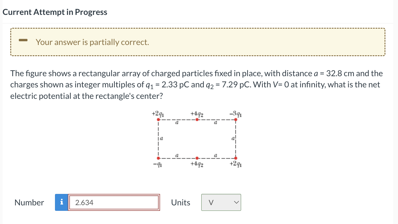 Solved Current Attempt in Progress The figure shows a | Chegg.com