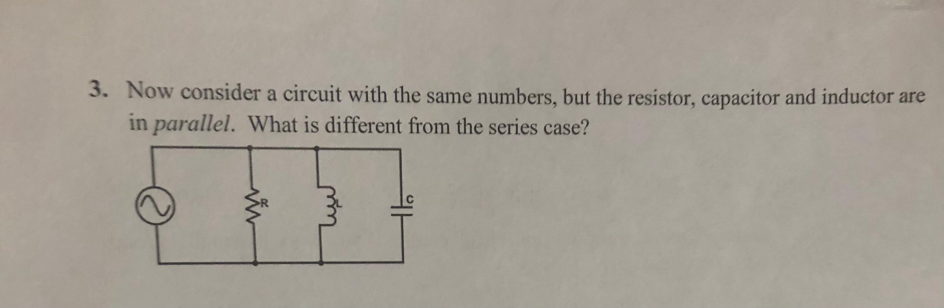 Solved The driven series RLC circuit in the figure is being | Chegg.com