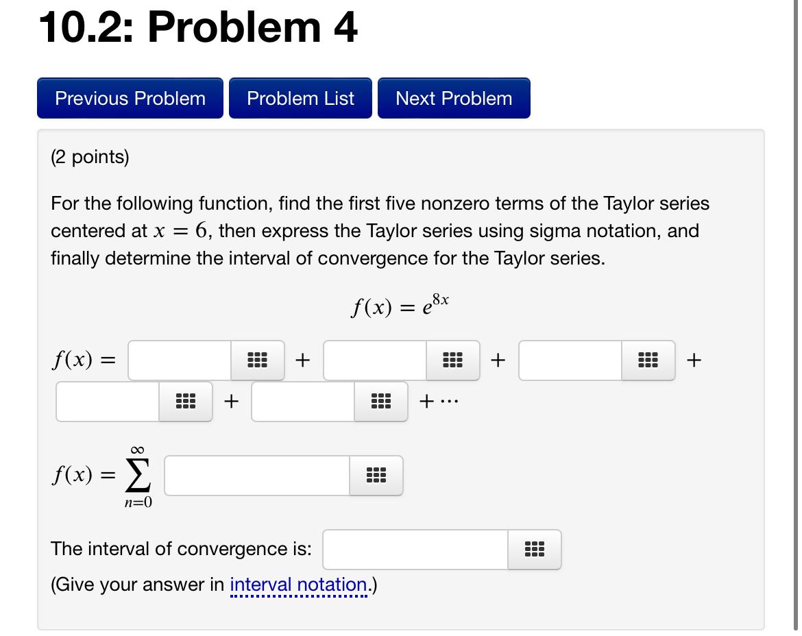 Solved For the following function, find the first five | Chegg.com