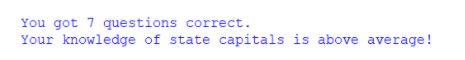 Solved In Python using a dictionary, write a state capitals | Chegg.com