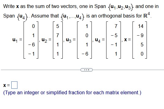 Solved Let y=[78] and u=[68]. Compute the distance from y to | Chegg.com