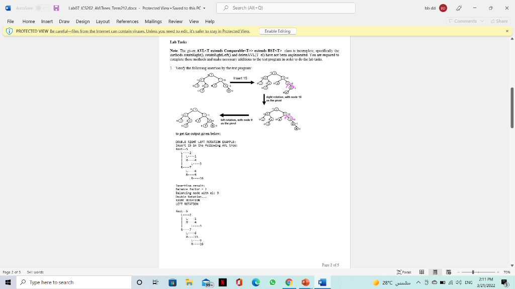 Solved import java.util.*; public class BST